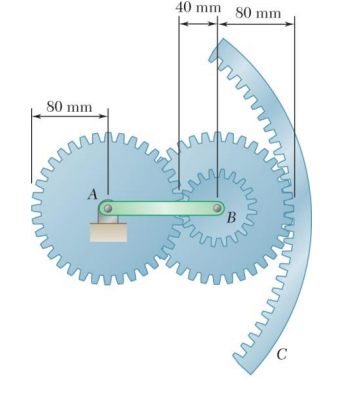 Solved From the system shown, determine the angular velocity | Chegg.com