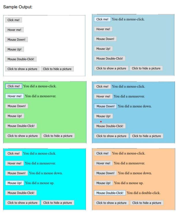 Solved Part 1 Programming Within A Html Page Create A 