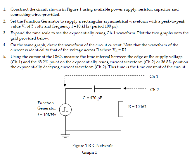 Solved 1. Construct the circuit shown in Figure 1 using | Chegg.com