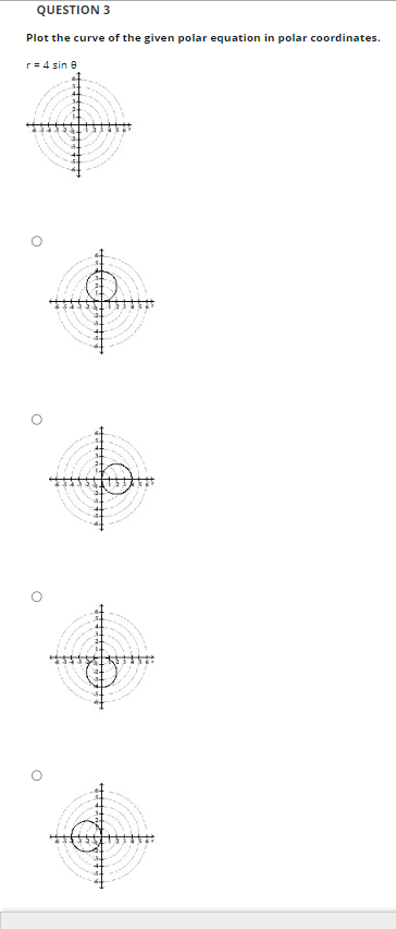 Solved Plot the curve of the given polar equation in polar | Chegg.com
