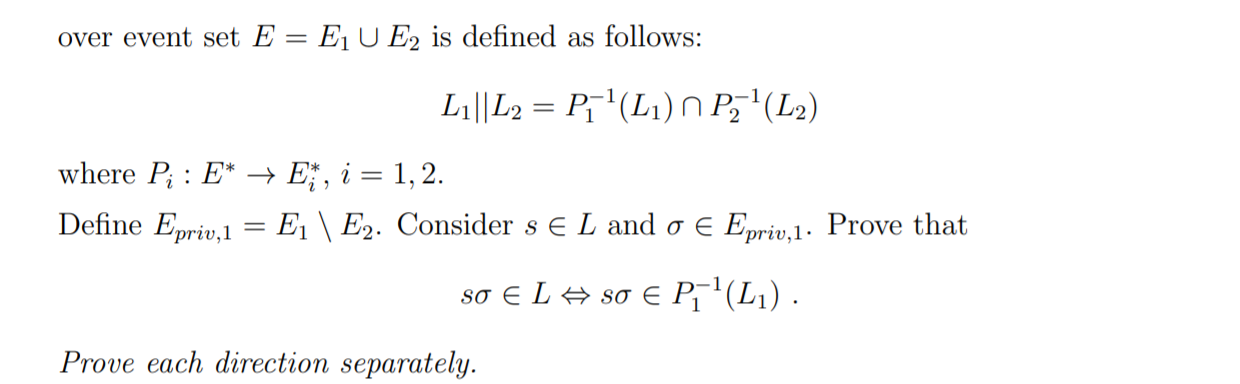 6. (Proof practice) Given two event sets Ej and E2, | Chegg.com