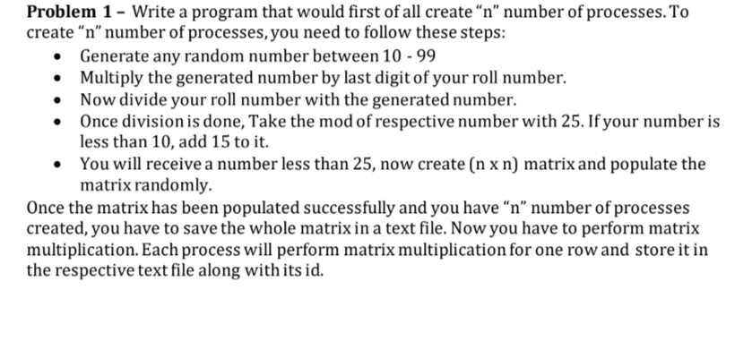 Solved Problem 1 - Write a program that would first of all | Chegg.com