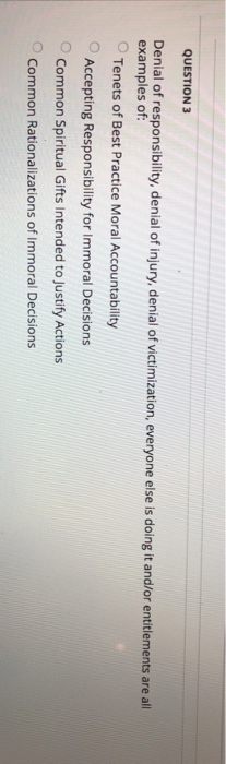 Solved QUESTION 3 Denial of responsibility, denial of | Chegg.com