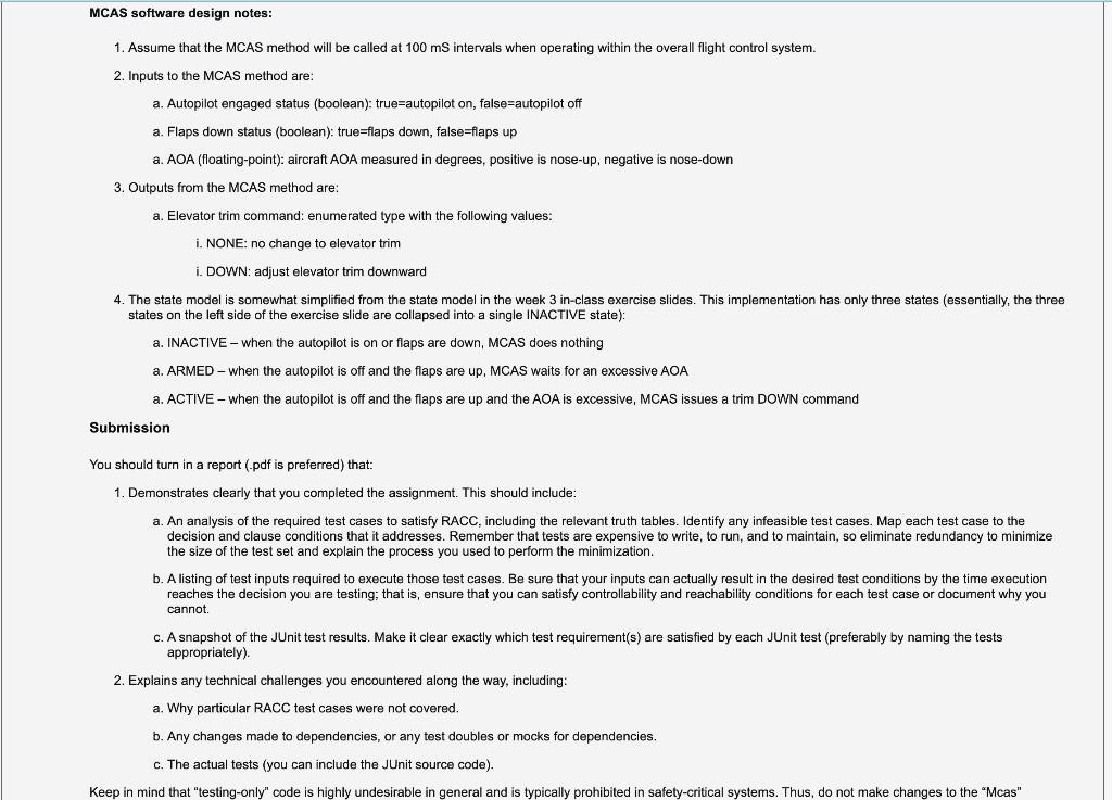 This assignment is an exercise in testing | Chegg.com
