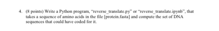 Solved 4. (8 points) Write a Python program, "reverse | Chegg.com