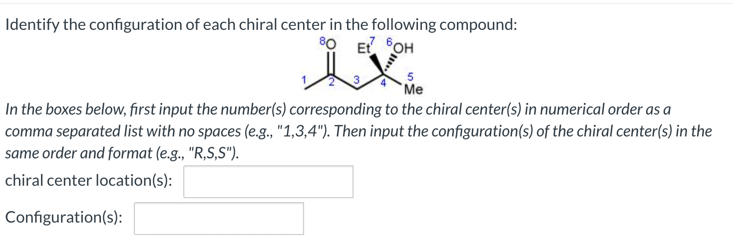 Solved Identify the configuration of each chiral center in | Chegg.com