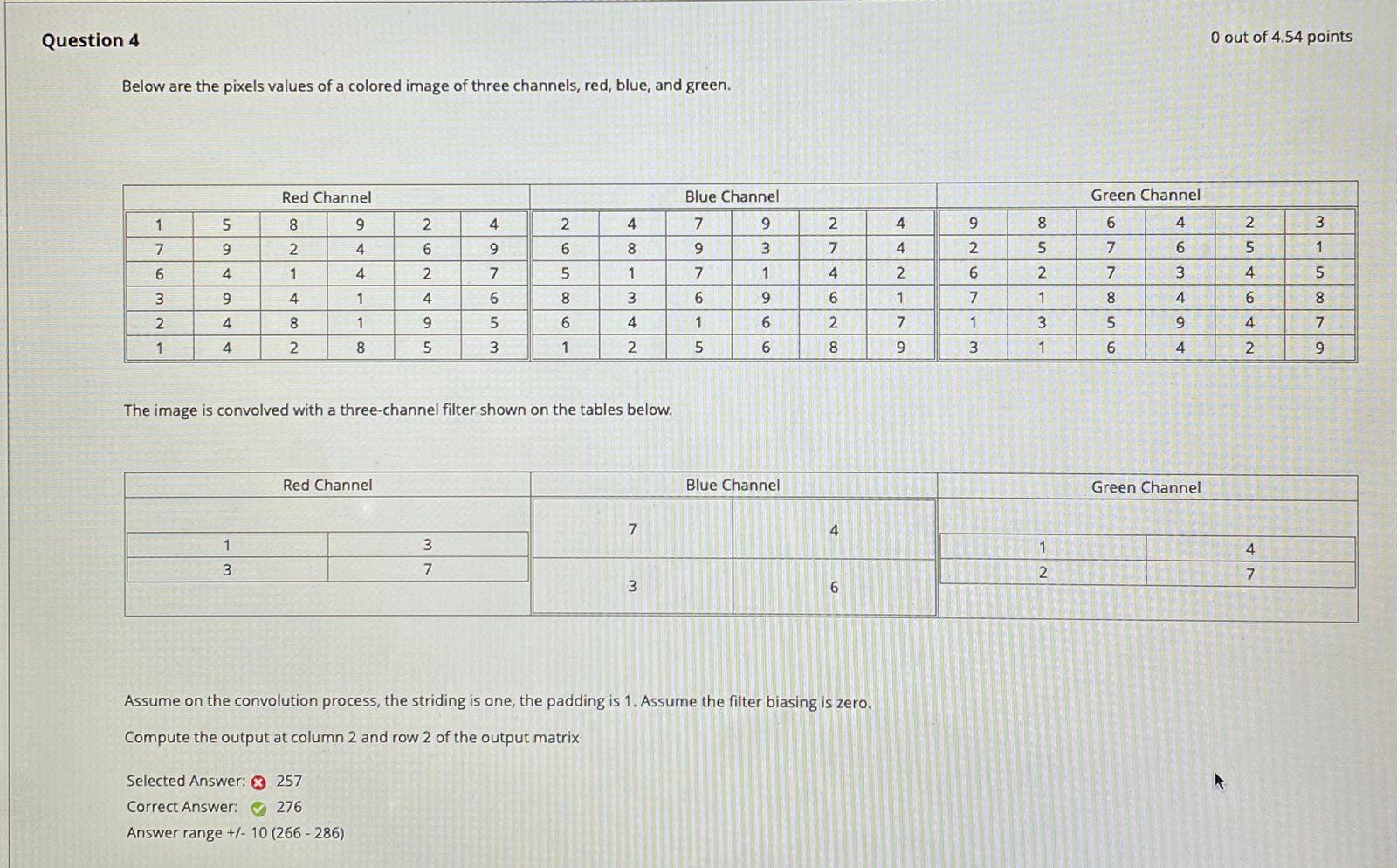 Solved Question 4 O out of 4.54 points Below are the pixels | Chegg.com