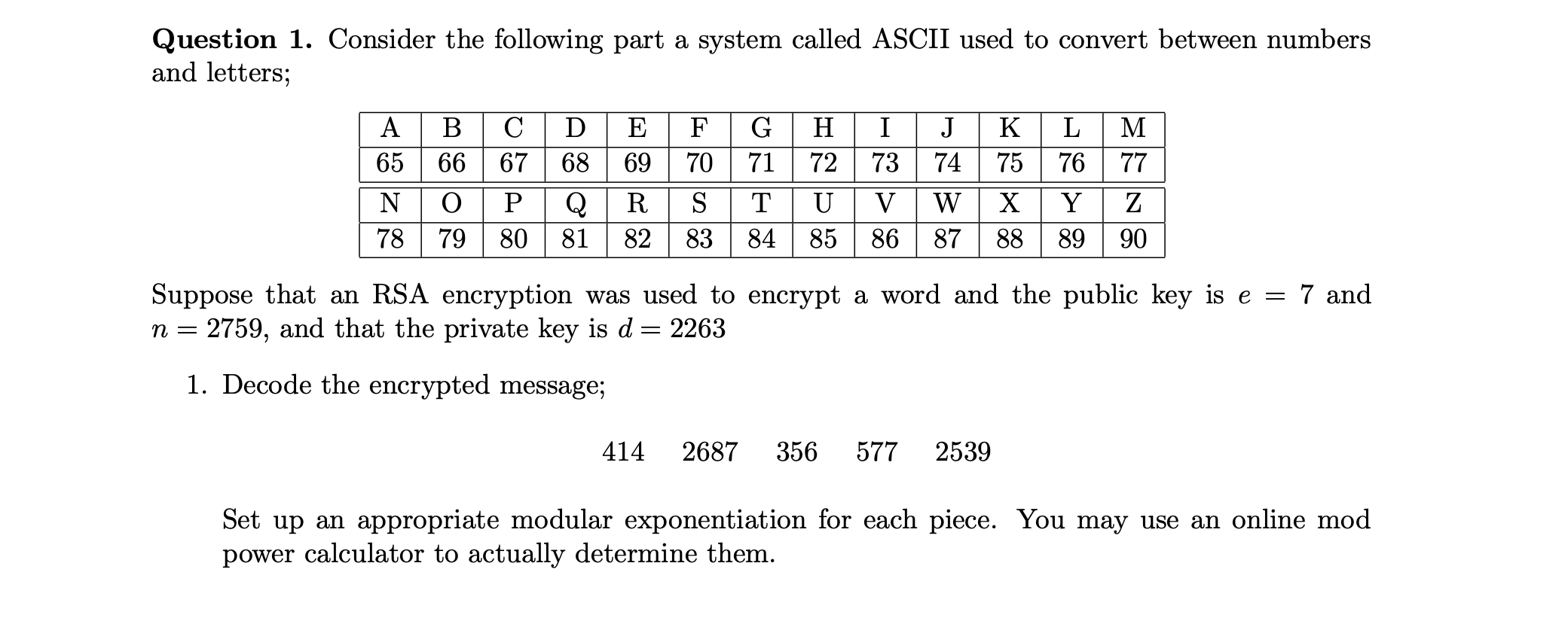 Solved Question 1. Consider the following part a system | Chegg.com