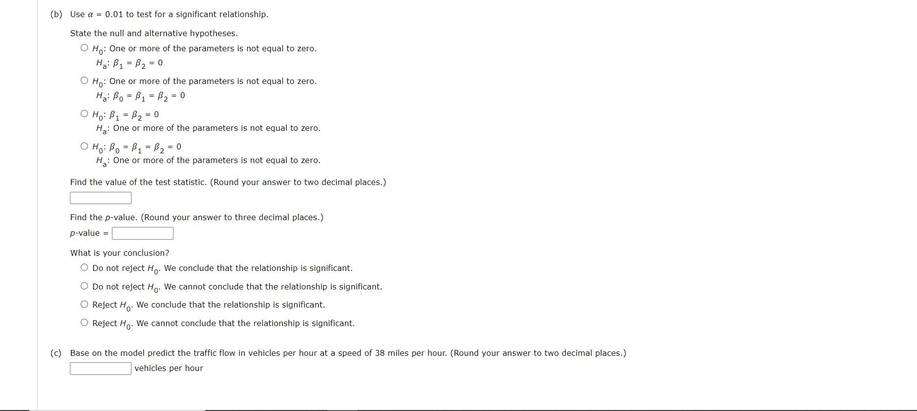 Solved A statistical program is recommended. A highway | Chegg.com