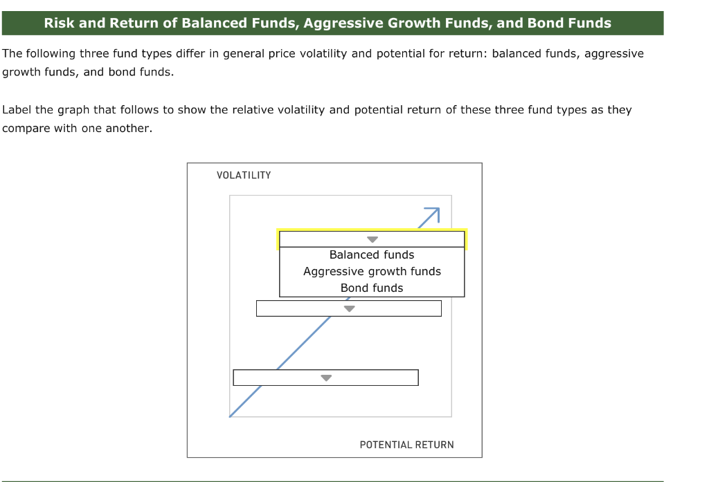 Solved Risk and Return of Balanced Funds, Aggressive Growth | Chegg.com
