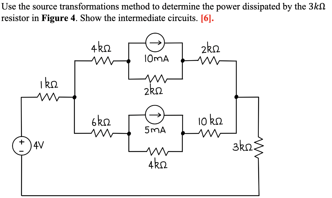Solved Use the source transformations method to determine | Chegg.com