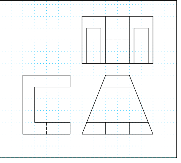 Solved Please draw the isometric given the three | Chegg.com