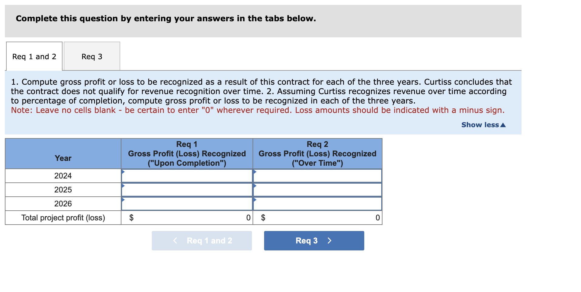 Solved Curtiss Construction Company, Incorporated, entered | Chegg.com
