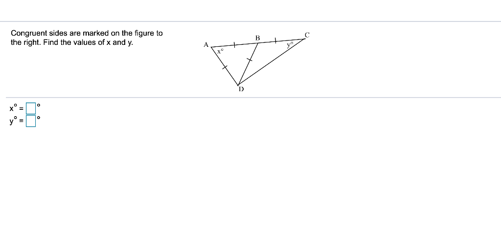 Solved What is x and y? ﻿How do i solve this? | Chegg.com