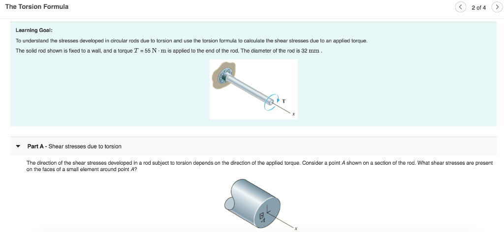The Torsion Formula 2 of 4 > Learning Goal: To | Chegg.com