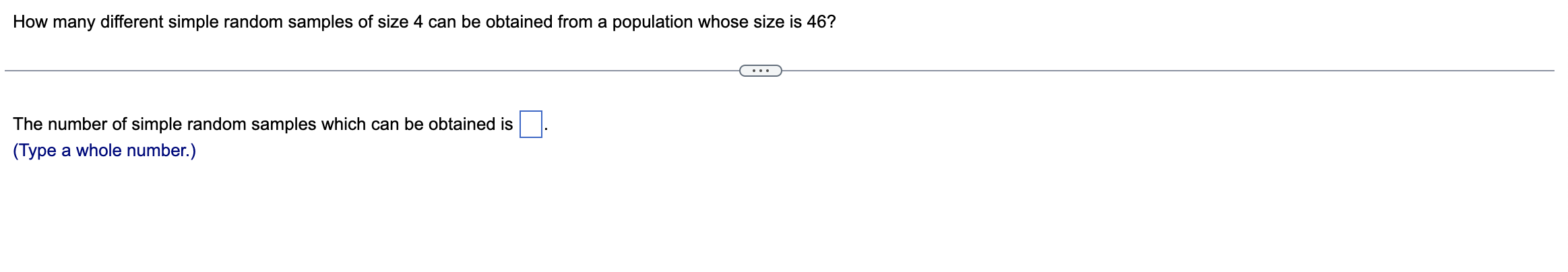 Solved How many different simple random samples of size 4 | Chegg.com