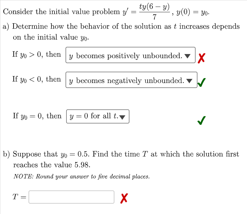 Solved Consider the initial value problem ; . (a) Determine | Chegg.com