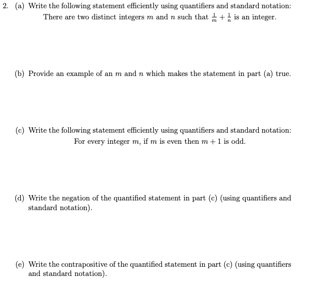 Solved 2. (a) Write the following statement efficiently | Chegg.com