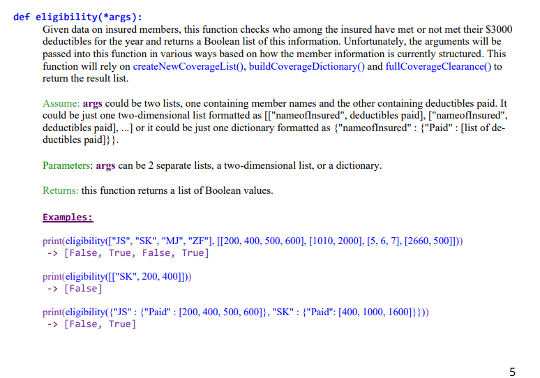 Solved Guidelines Any function that violates any of the | Chegg.com