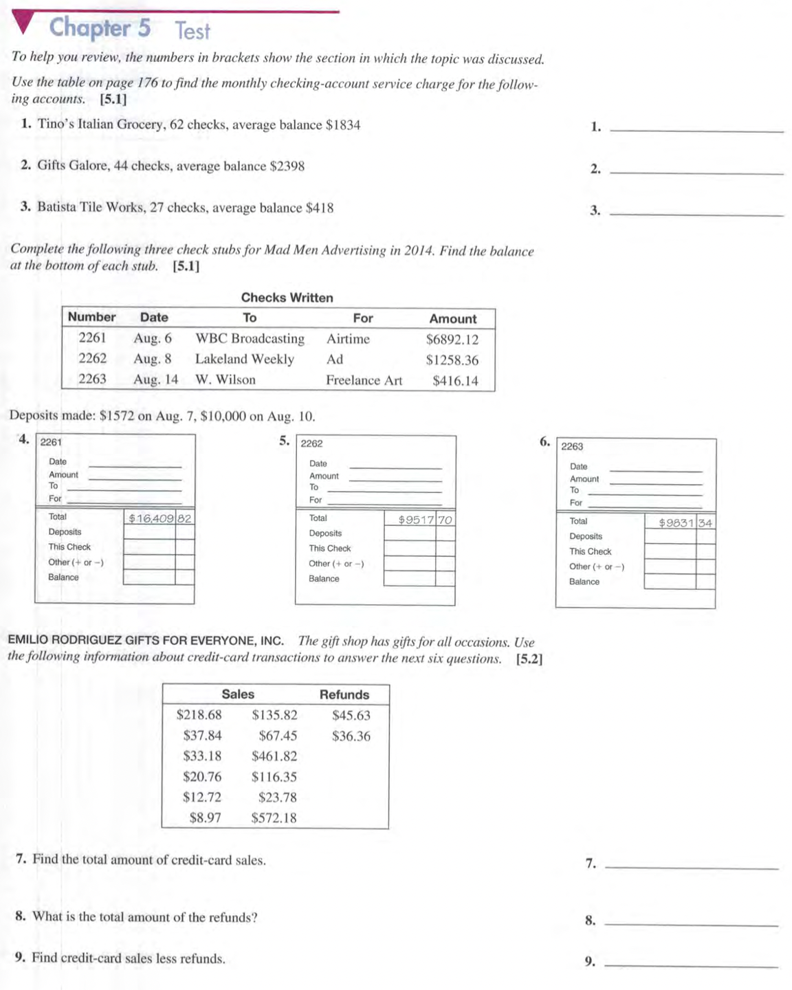 Solved To help you review, the numbers in brackets show the | Chegg.com