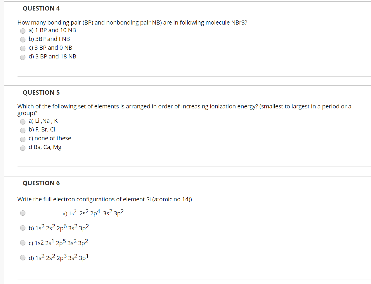Solved QUESTION 13 In general, electronegativity | Chegg.com