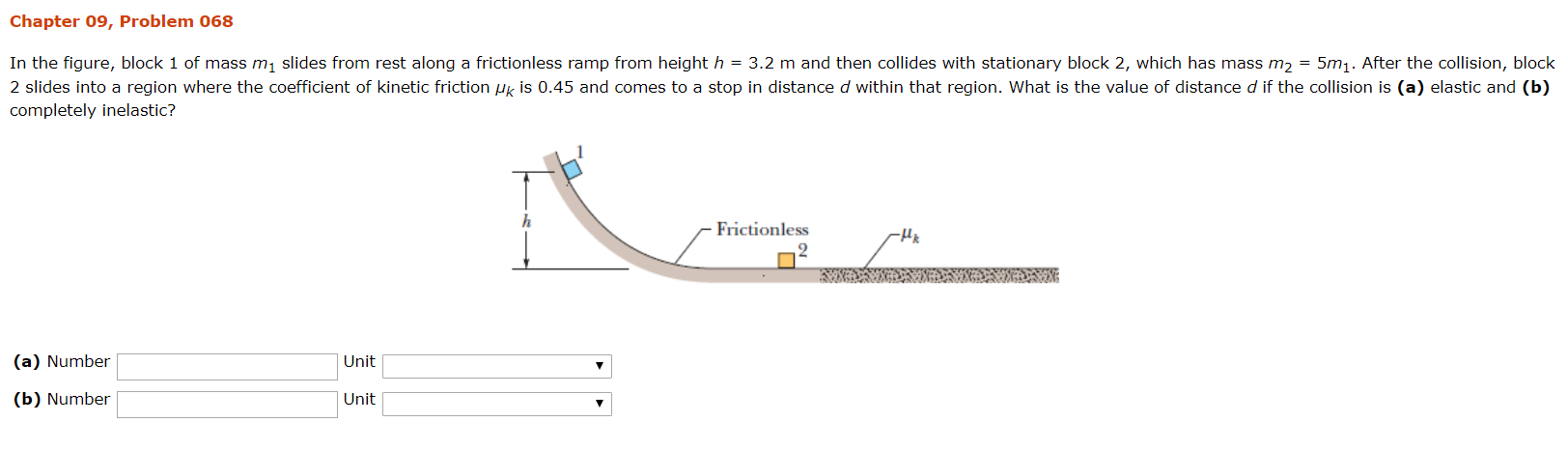 Solved Chapter 09, Problem 068 In the figure, block 1 of | Chegg.com