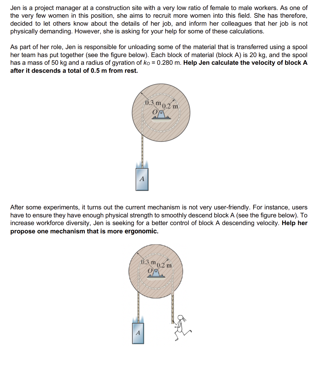 Solved As part of her role, Jen is responsible for unloading | Chegg.com