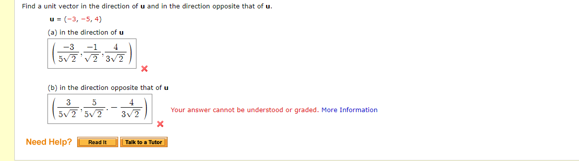 Solved Find a unit vector in the direction of u and in the | Chegg.com