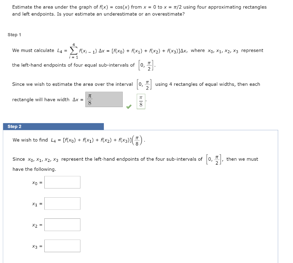 Solved Exercise (a) Estimate the area under the graph of | Chegg.com
