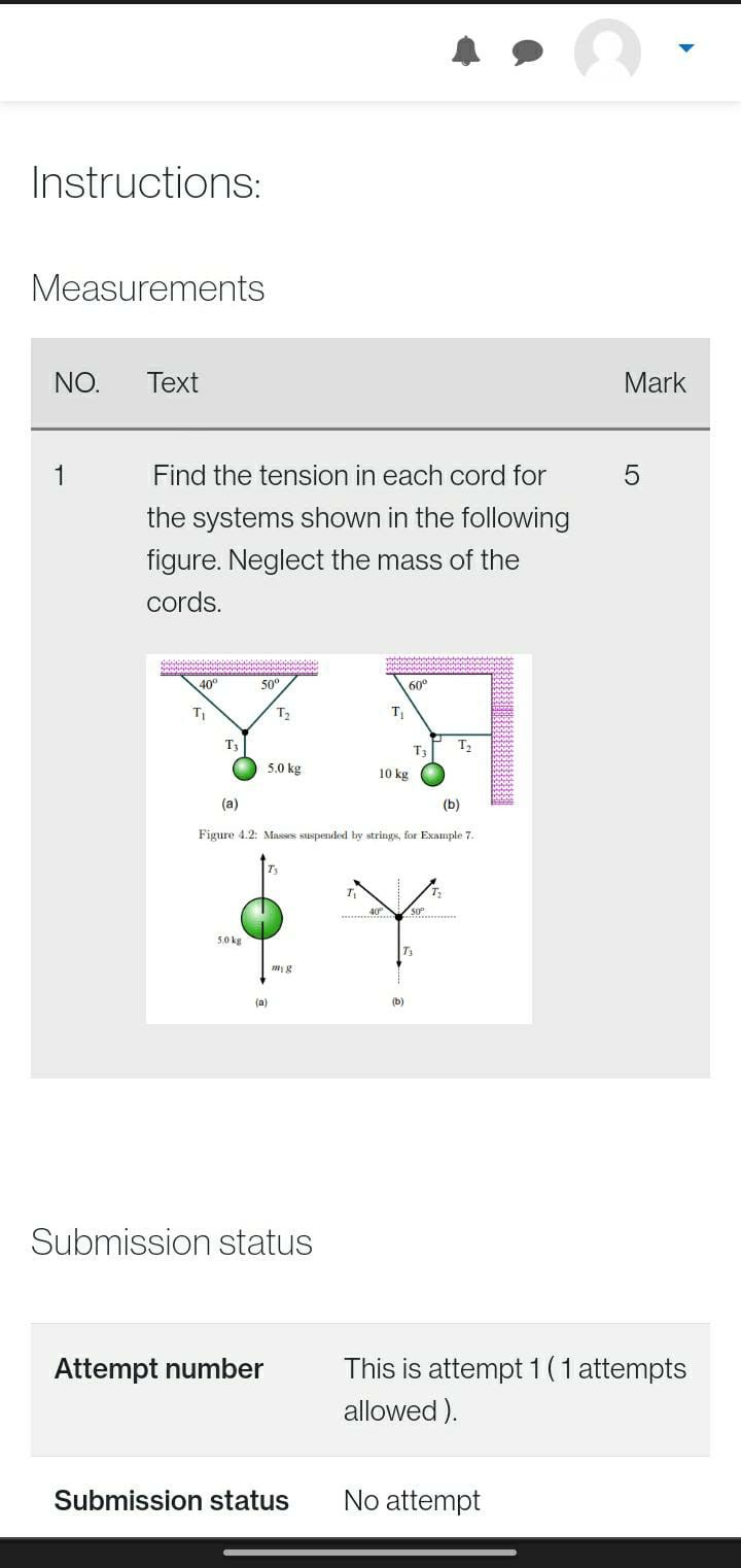Solved MeasurementsSubmission statusAttempt numberThis is | Chegg.com