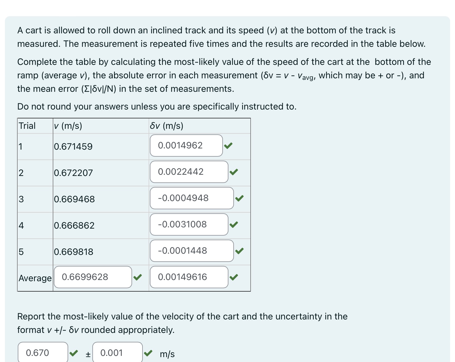 Solved Rank the absolute accuracy of each group's | Chegg.com