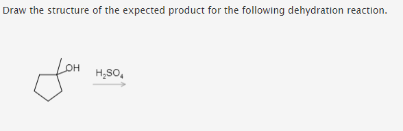 Solved Draw the structure of the expected product for the | Chegg.com