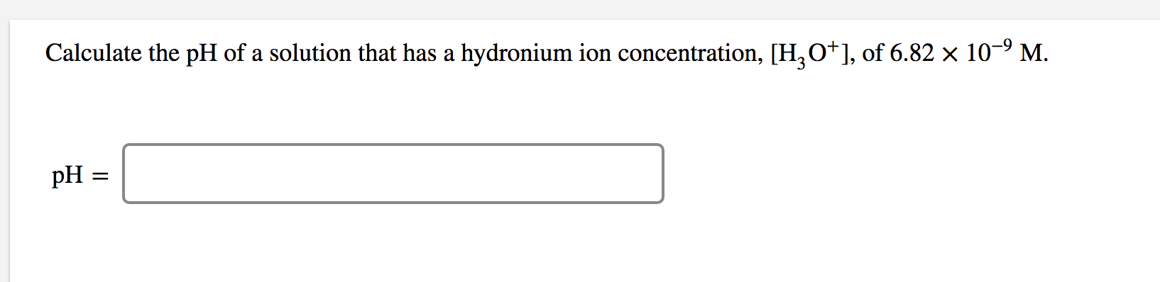 Solved What is the pH of a bleach solution that has a [OH-] | Chegg.com
