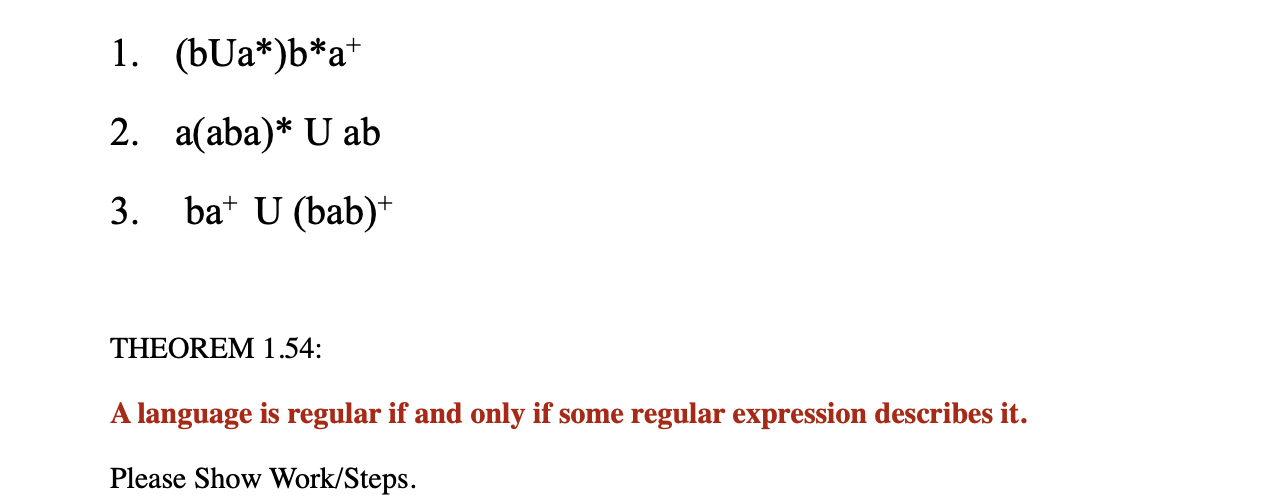 Solved Convert the following regular expressions to NFAs | Chegg.com