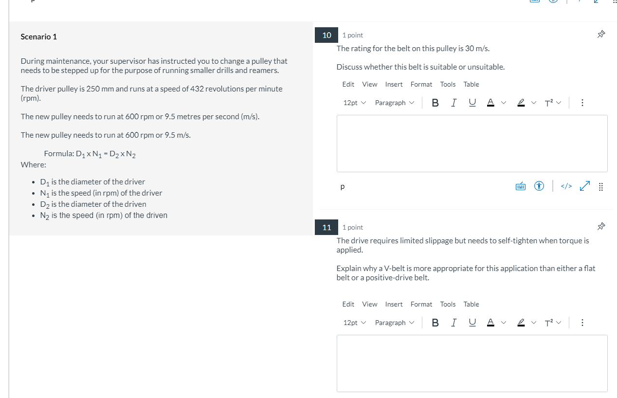 Solved The drive requires limited slippage but needs to | Chegg.com