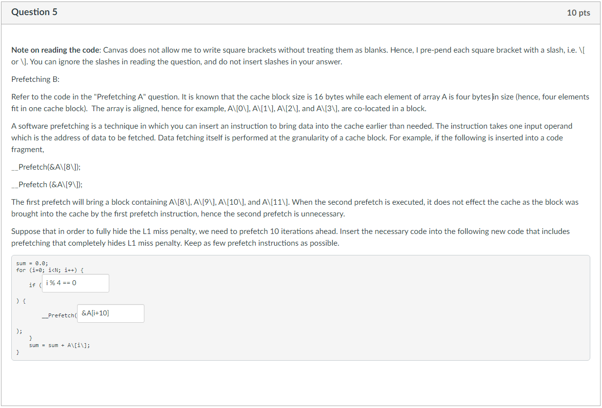 Solved Note on reading the code: Canvas does not allow me to | Chegg.com