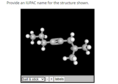 Solved Provide an IUPAC name for the structure | Chegg.com
