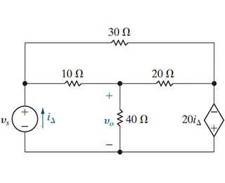 Solved by an EXPERT Use the node-voltage method to find the value of vo | Chegg.com