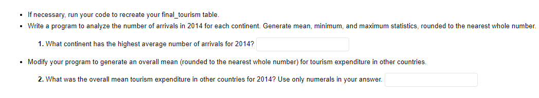 Solved If necessary, run your code to recreate your | Chegg.com