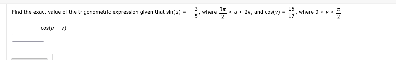 Solved Find the exact value of the trigonometric expression | Chegg.com