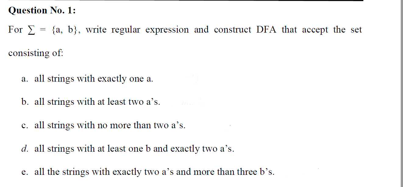 Solved Automata theory Write a regular expression and | Chegg.com