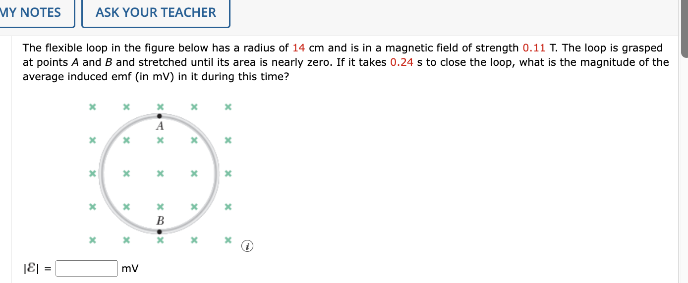 Solved The flexible loop in the figure below has a radius of | Chegg.com