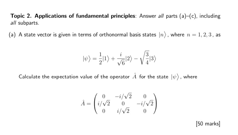Solved Topic 2. Applications of fundamental principles: | Chegg.com