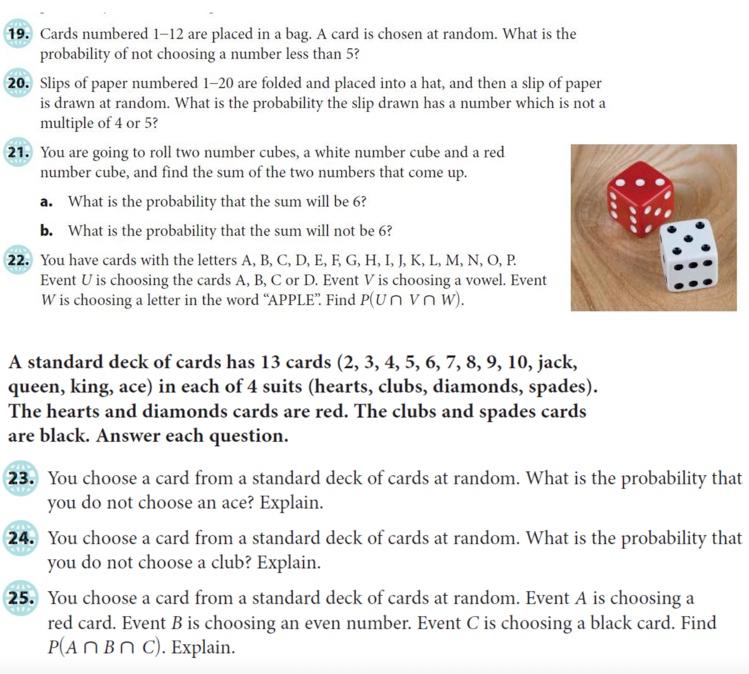 Solved 19. Cards numbered 1-12 are placed in a bag. A card | Chegg.com