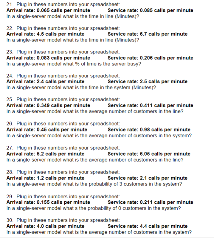 Solved Use cells B2 and B3 to calculate Lambda and Mu. | Chegg.com