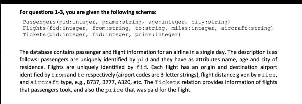 Solved Write SQL queries for the following: (a) Find the | Chegg.com