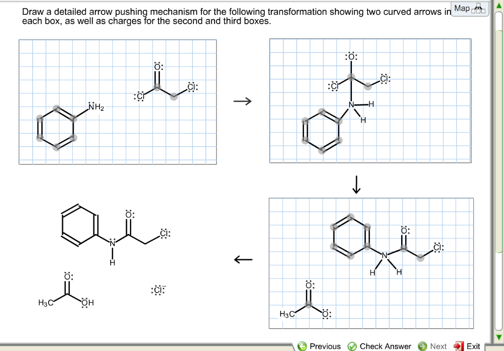 Solved Draw a detailed arrow pushing mechanism for the | Chegg.com