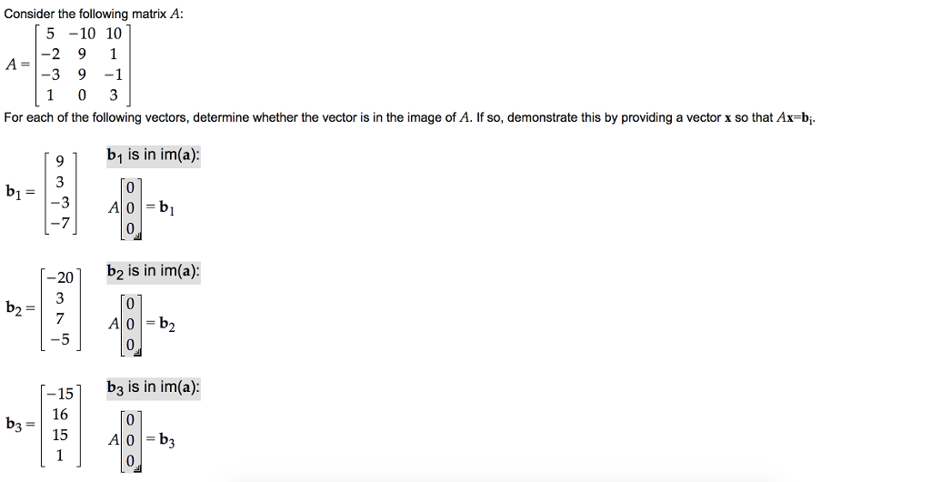 Solved Consider the following matrix A: 5 -10 10 -2 9 1 3 9 | Chegg.com