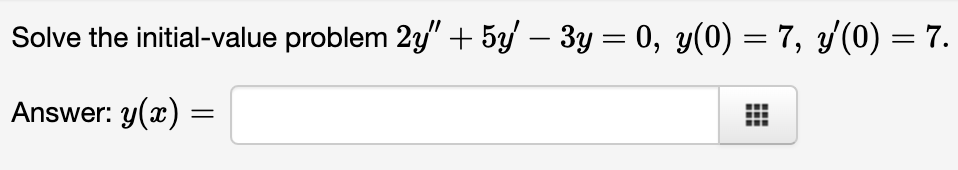 Solved Solve the initial-value problem | Chegg.com