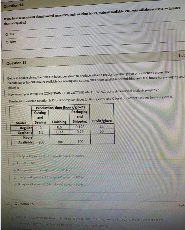 Solved Question 10 The non-negativity constraint says that | Chegg.com